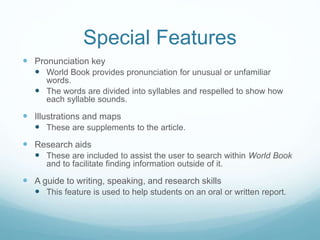 The World Book Encyclopedia | PPTX