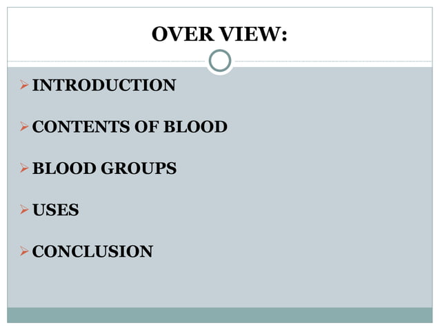 Blood | PPT