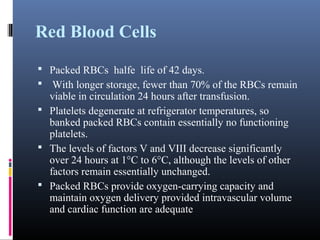 Shock and Blood Transfusion | PPT