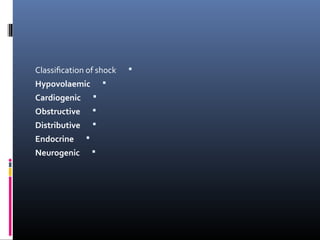 Shock and Blood Transfusion | PPT