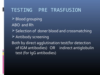 Shock and Blood Transfusion | PPT
