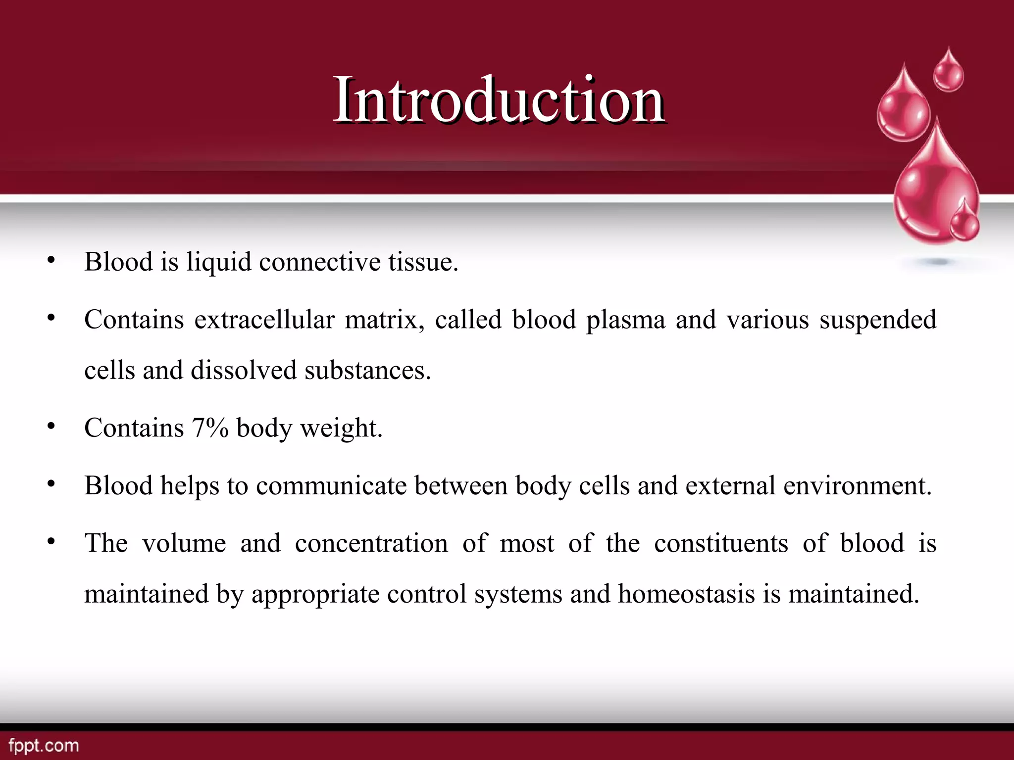 The Blood Cell, Immunity and blood coagulation | PPT