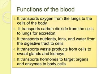 Blood and hematopoietic system | PPTX
