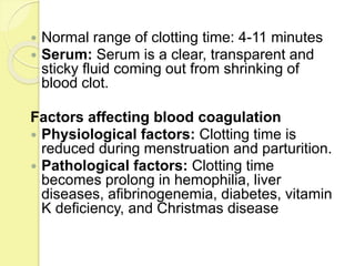 Blood and hematopoietic system | PPTX