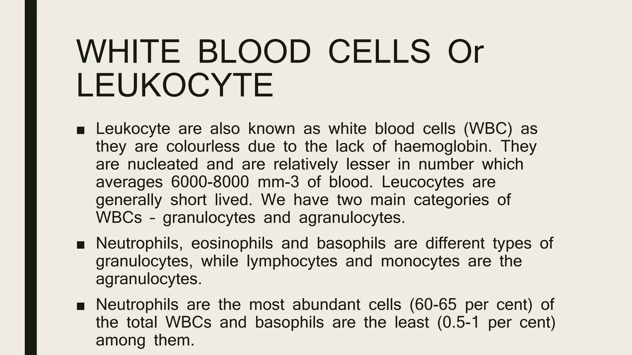 Blood components and disorders | PPTX