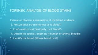 Blood its type and examination | PPT