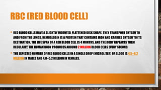 Blood | PPTX | Blood Disorders | Diseases and Conditions