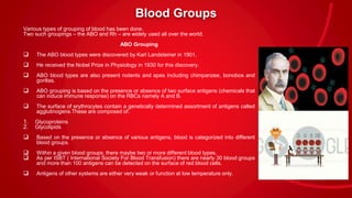 Blood | PPTX