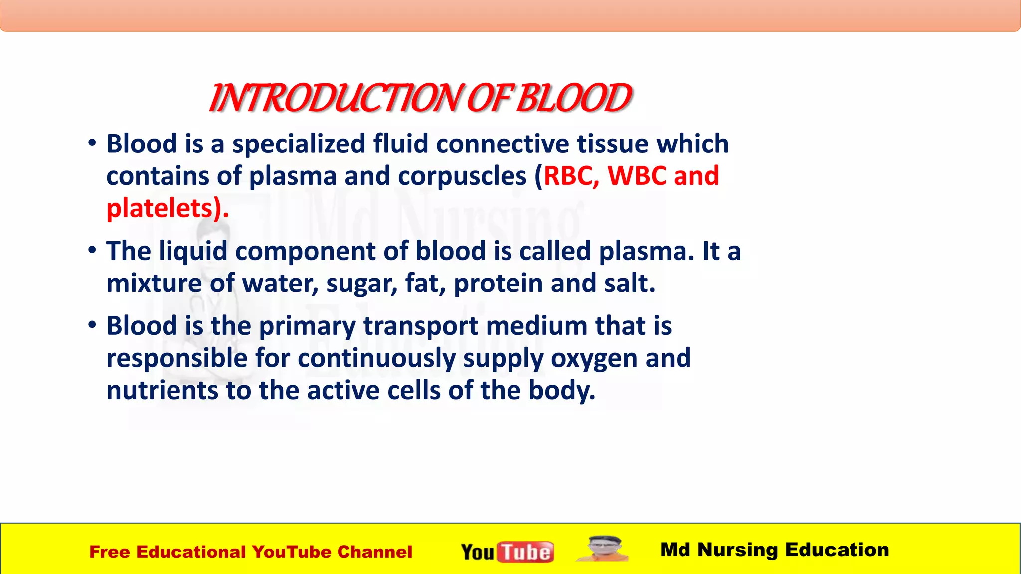 BLOOD / All About Blood/ Blood Group/ ABO Blood Group | PPTX