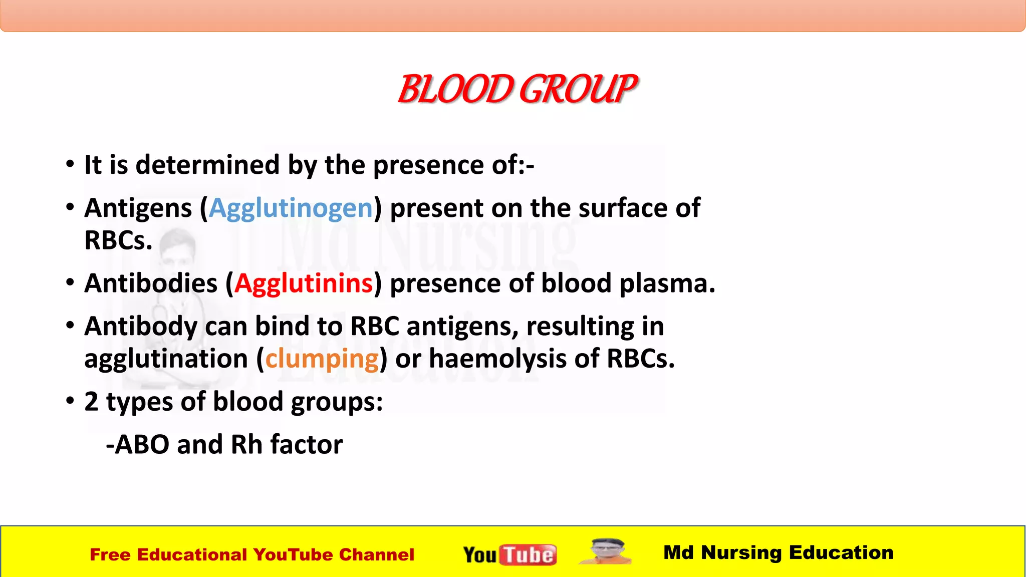 BLOOD / All About Blood/ Blood Group/ ABO Blood Group | PPTX