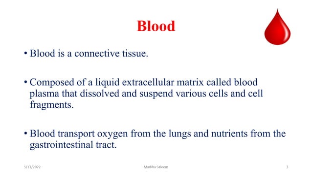 Blood composition and circulation all our body | PPT