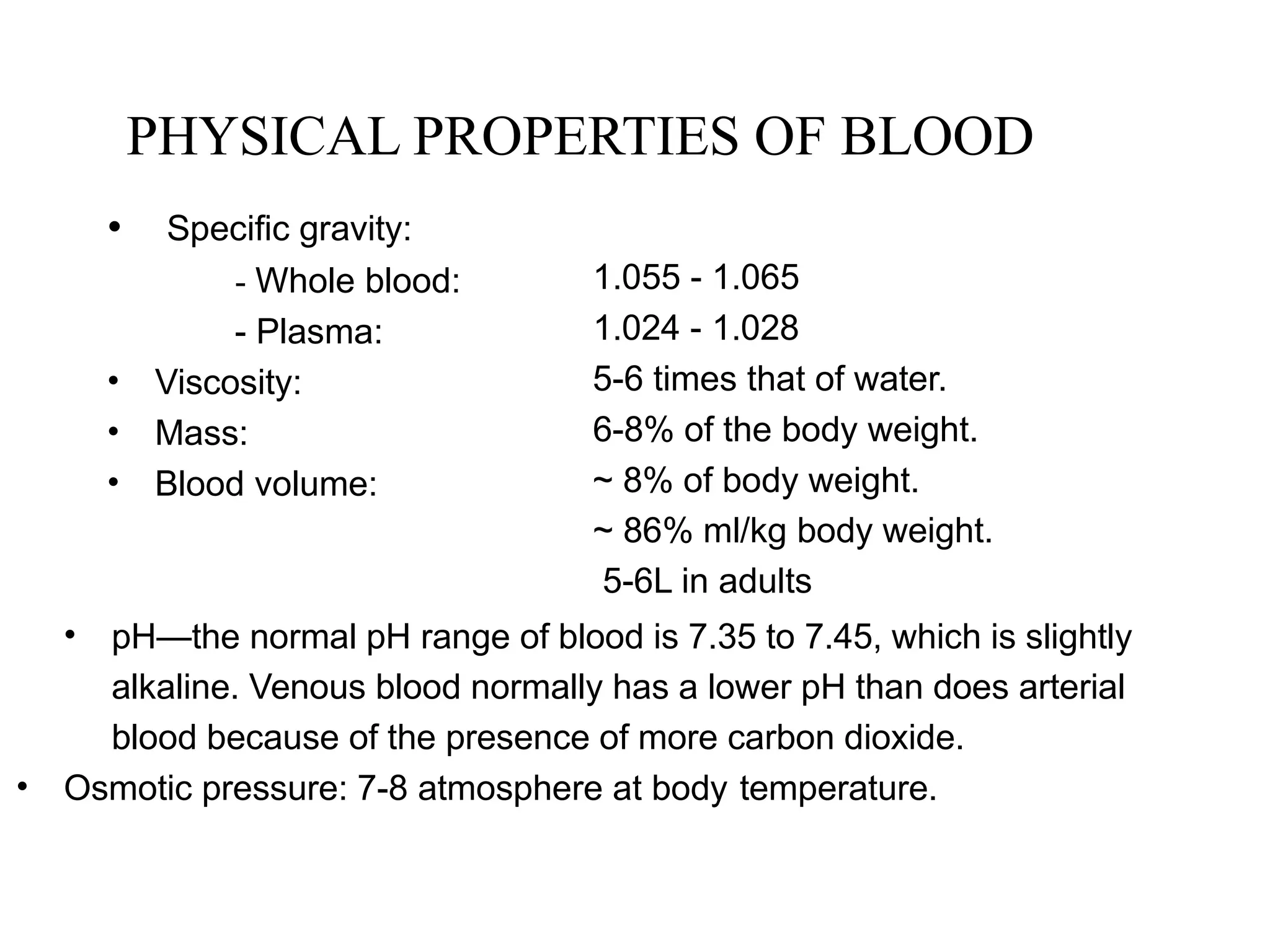 blood, formation, composition and types of cells | PPTX