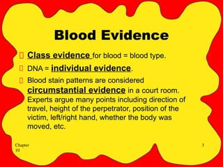 Blood Cells, Types, and Uses in Forensics | PPTX