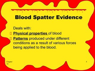 Blood Cells, Types, and Uses in Forensics | PPTX