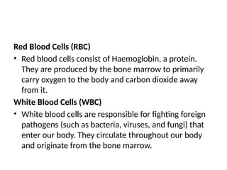Blood: The Lifeline of the Body Introduction | PPT