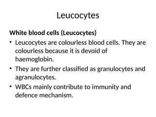 Blood: The Lifeline of the Body Introduction | PPTX