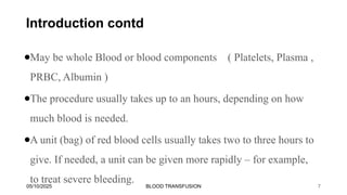 BLOOD.PPT presentation on surgery and medicine | PPT