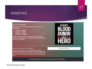Blood-bank-project | PPTX