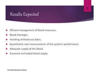 Blood-bank-project | PPTX