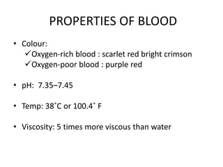 Blood, Blood transfusion and Blood products | PPTX