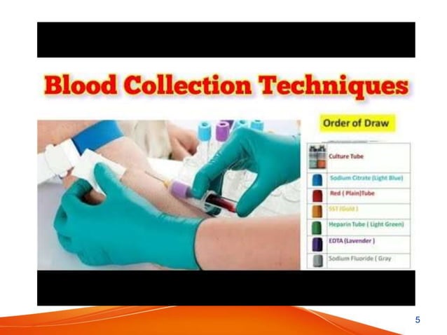 Blood sample collection procedurdures info | PPT | Free Download