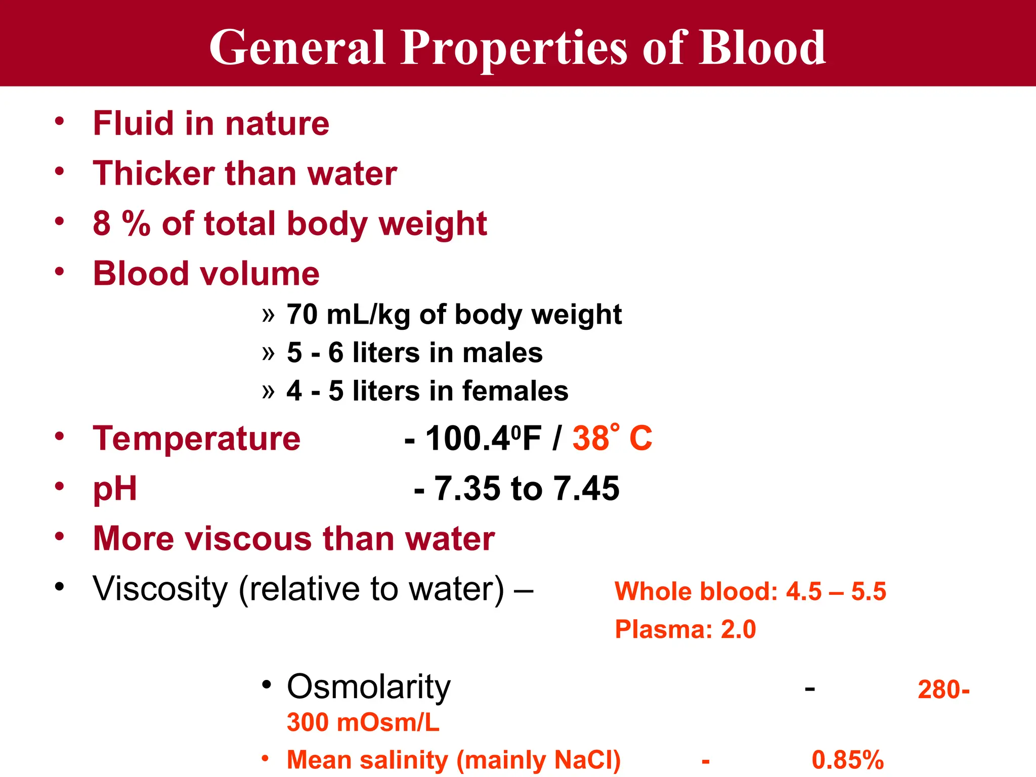 Blood - Composition and General Properties of Whole Blood.ppt