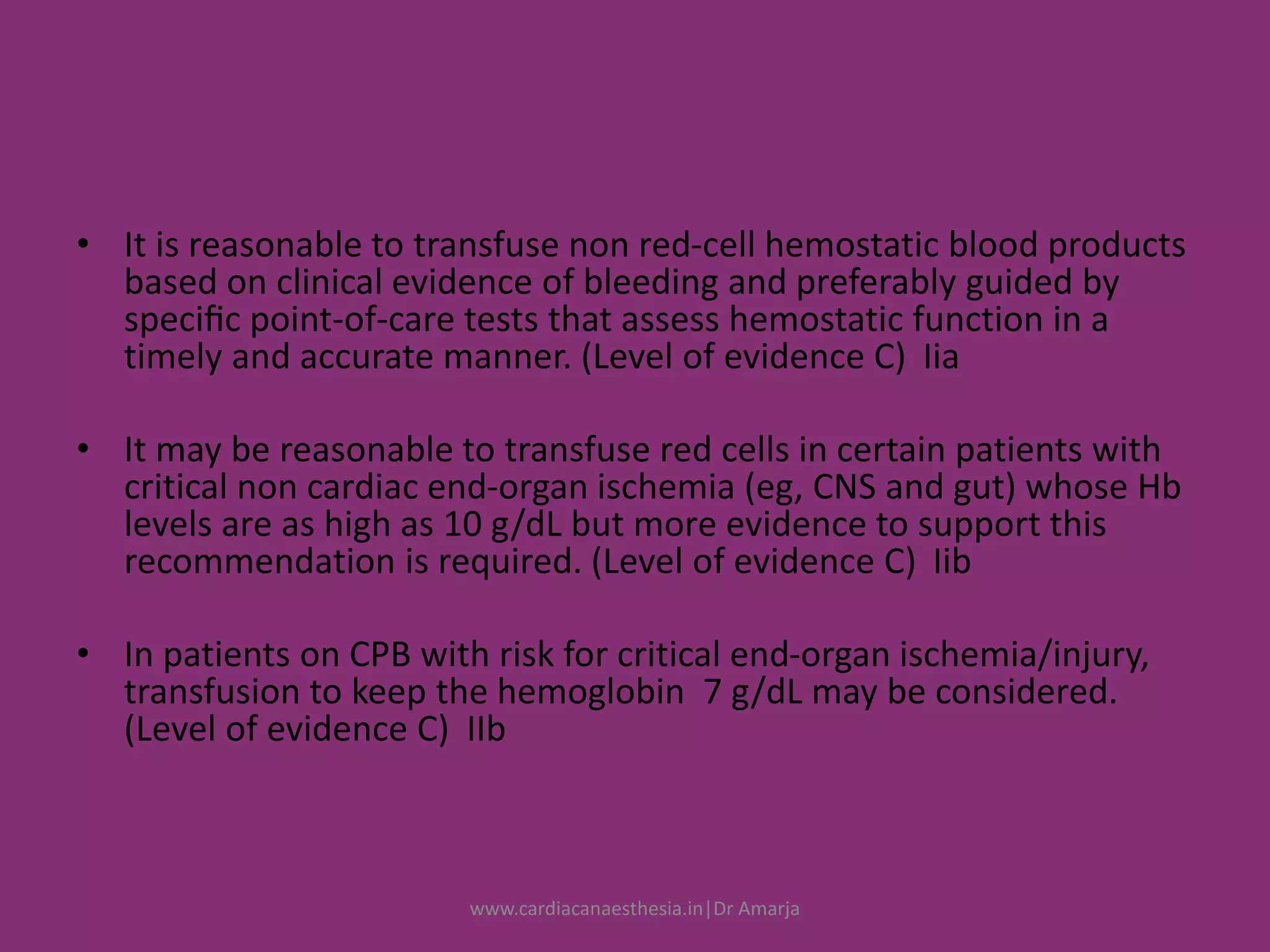 Blood conservation-clinical-practice-guidelines | PPSX