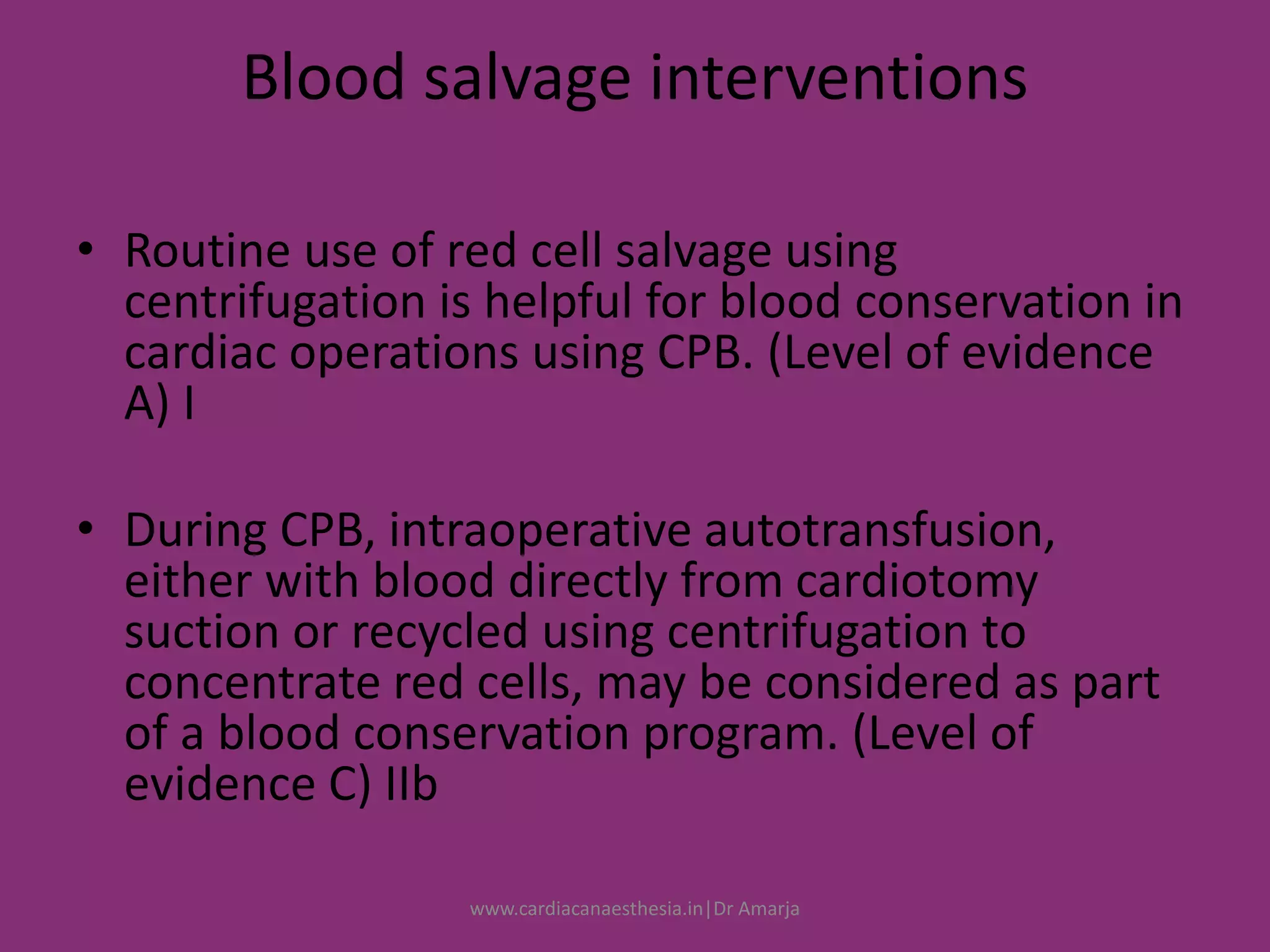 Blood conservation-clinical-practice-guidelines | PPSX