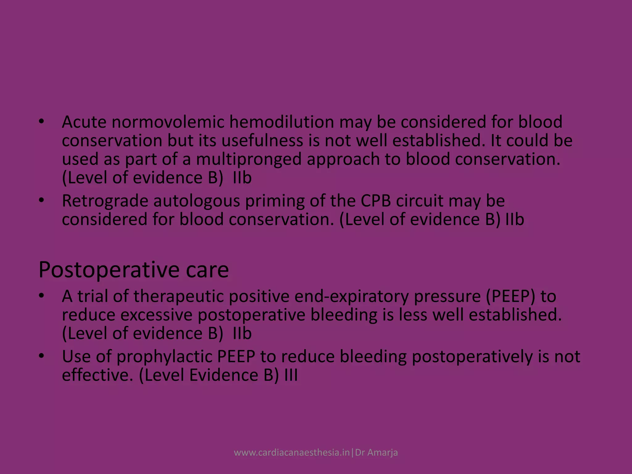 Blood conservation-clinical-practice-guidelines | PPSX