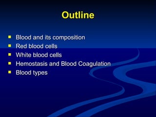 Blood Physiology | PPT