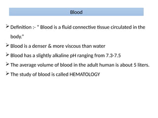 blood- ppt by me.pptx hhbfyhhgcknvvghnvvghn | PPTX