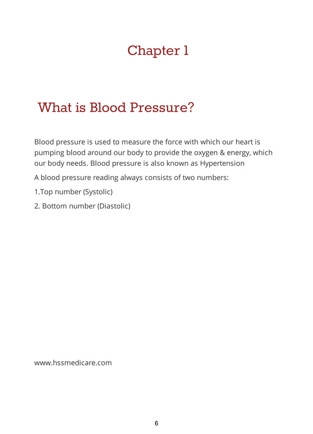 Blood pressure-causes-symptoms-types | PDF