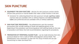 STEPS -IN - BLOOD-SAMPLE-COLLECTION.pptx | Blood Disorders | Diseases ...