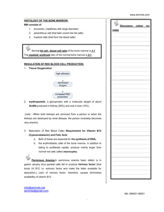 Blood Sample Chapter Key Notes | PDF