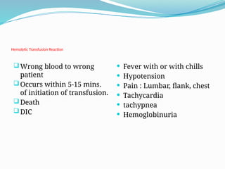 Blood-transfusion (NURSING) 2ND SEMESTER | PPTX