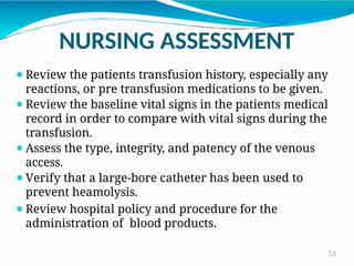 Blood-transfusion ppt.pptx HELPFUL FOR NURSES TO CONDUCT CNE | PPTX