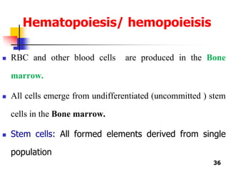 physiology of blood | PPTX