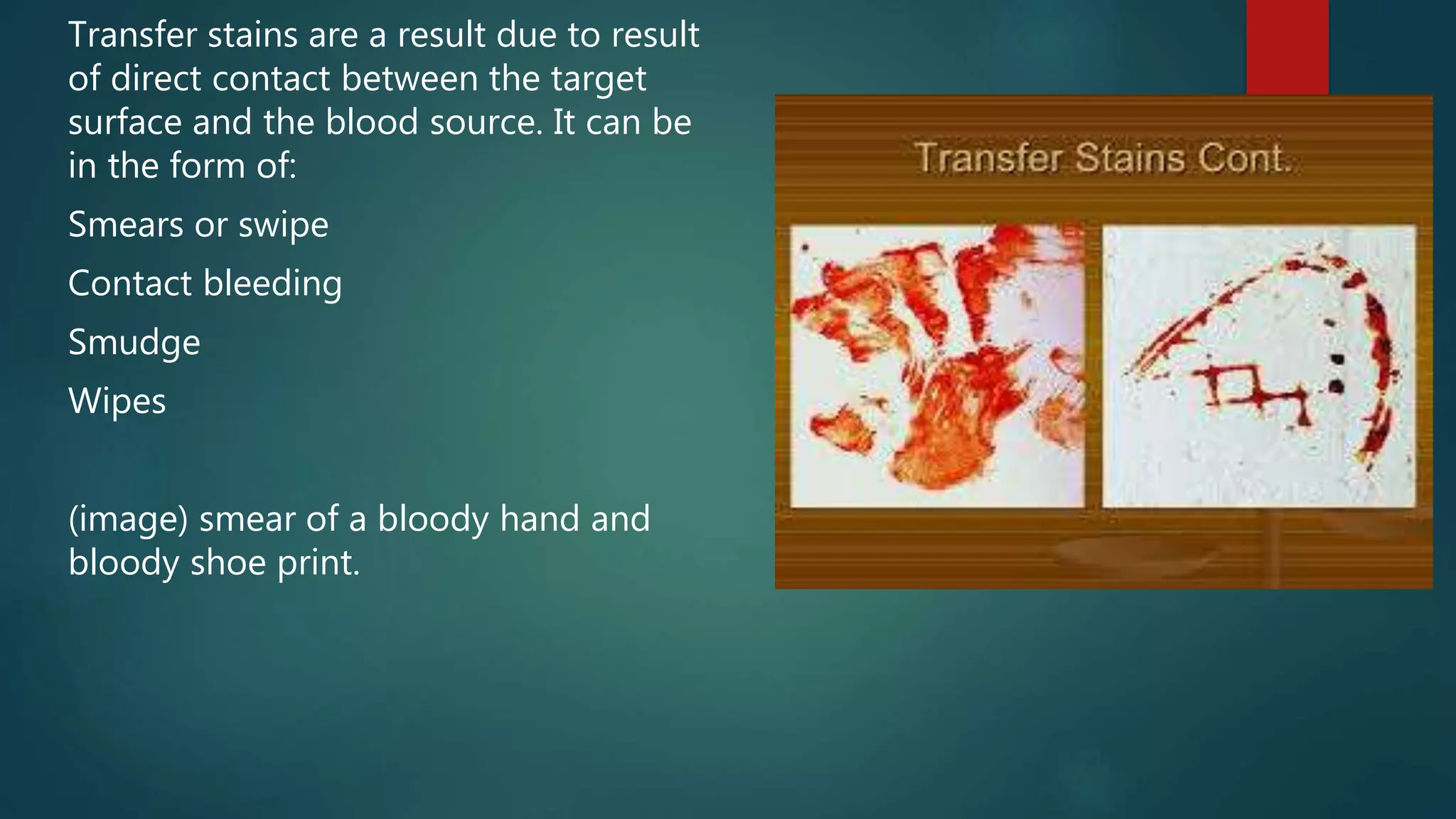 Bloodstain pattern analysis | PPTX