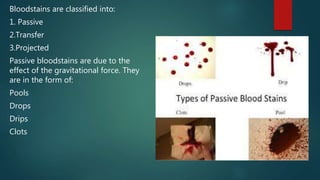 Bloodstain pattern analysis | PPTX
