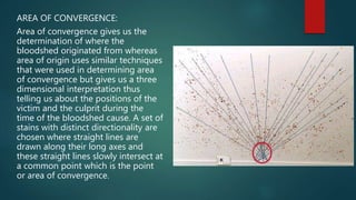 Bloodstain pattern analysis | PPTX