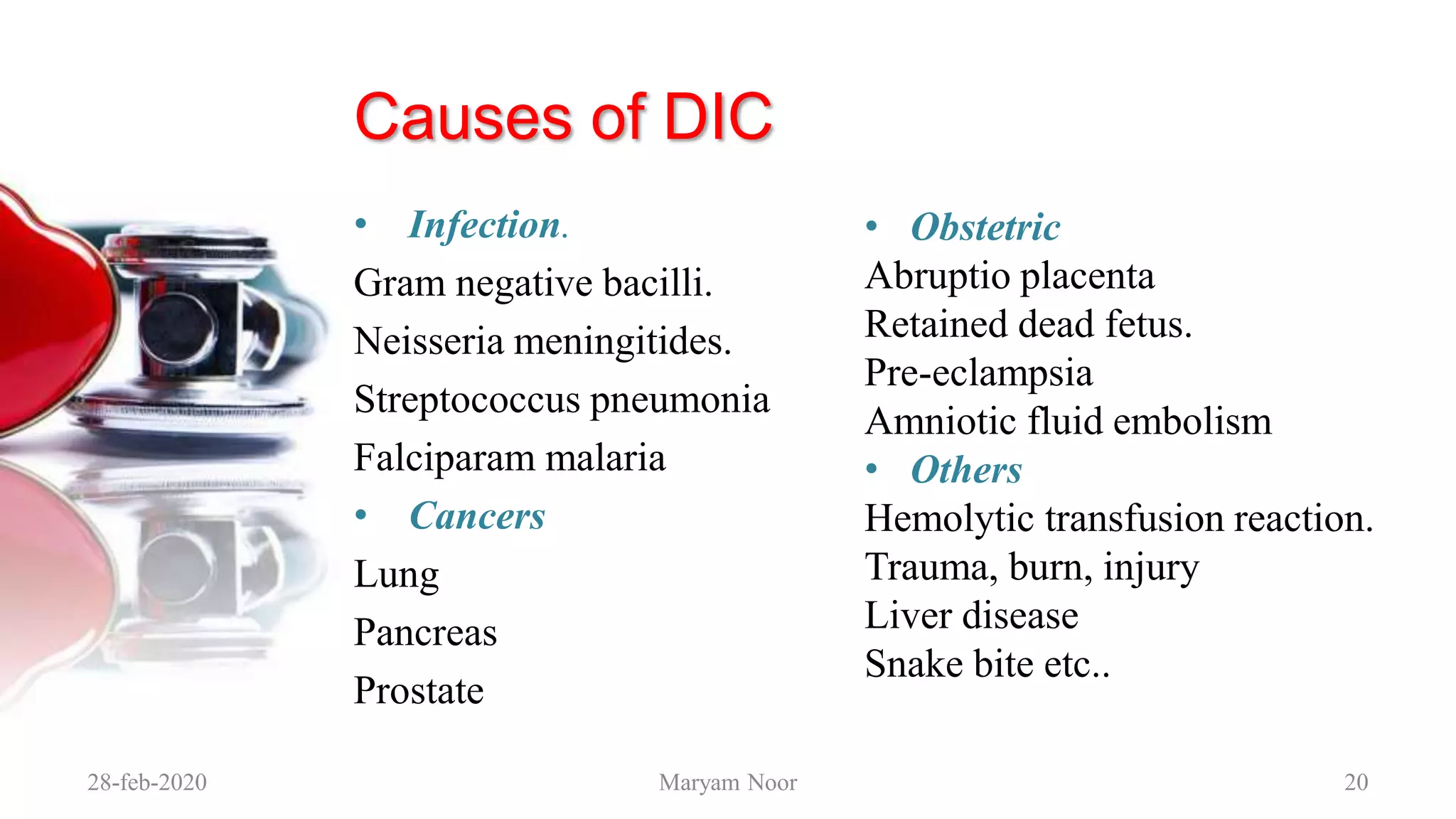 Thrombocytopenia, DIC & Hemophilia and Nursing Care For Blood Transfusion | PPTX