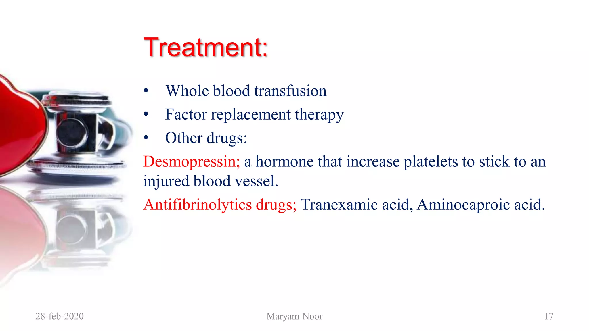Thrombocytopenia, DIC, Hemophilia and Nursing Care For Blood ...