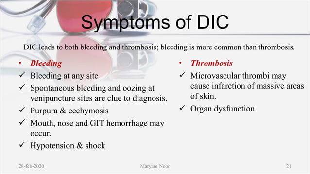 Thrombocytopenia, DIC, Hemophilia and Nursing Care For Blood ...