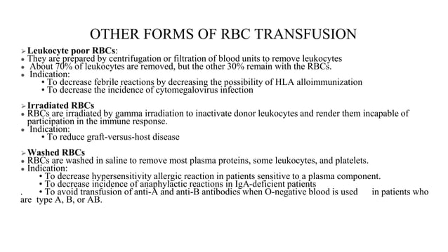 BLOOD COMPONENTS AND BLOOD TRANSFUSION. .pptx