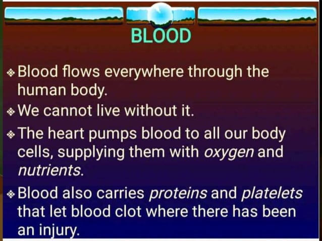 Blood anatomy and physiology slideshare | PPT