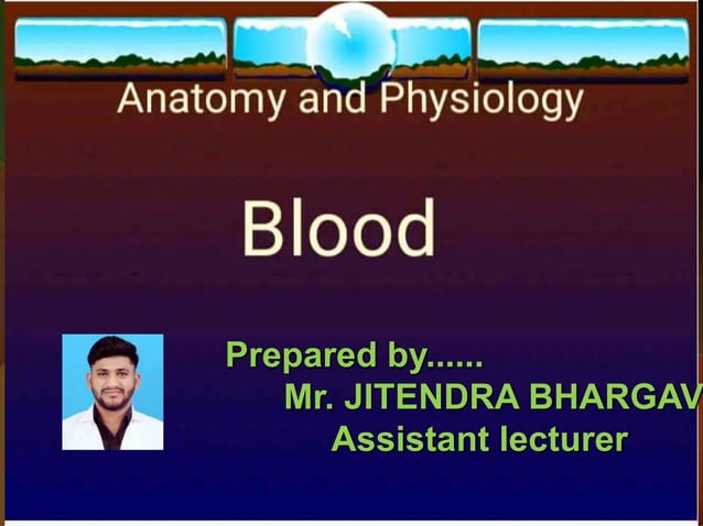 Blood anatomy and physiology slideshare | PPT