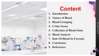 Blood analysis | PPTX