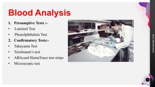 Blood analysis | PPTX
