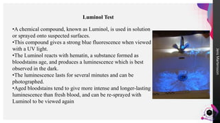 Blood analysis | PPTX