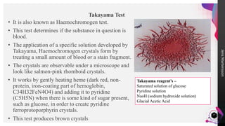 Blood analysis | PPTX